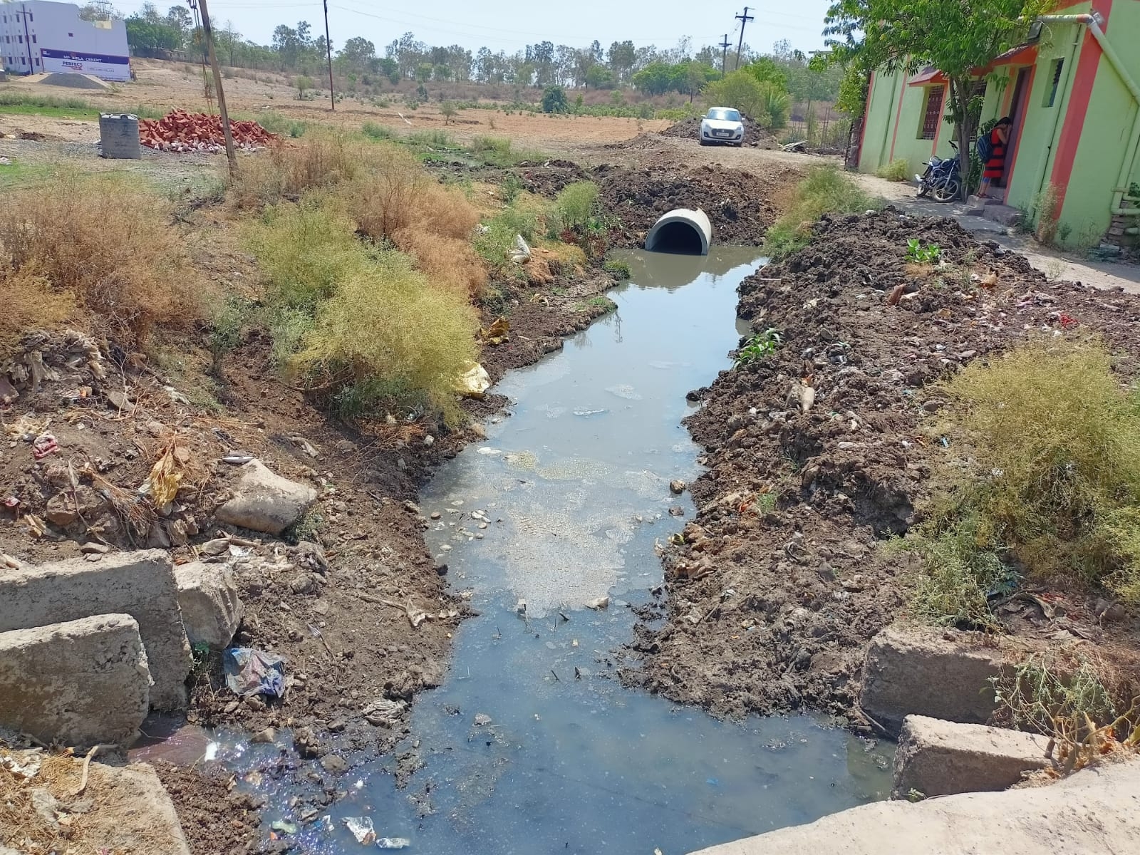 If it rains, water will enter Patel Ward houses, the problem caused by ...