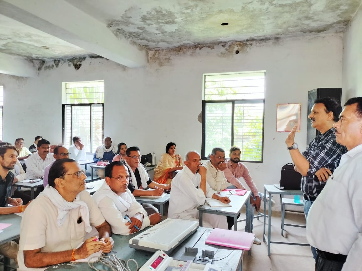 Seoni Malwa Tehsildar inspected the training of polling personnel ...