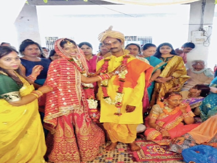 The bride and the bridegroom cannot speak, nor can they hear... Mantras ...