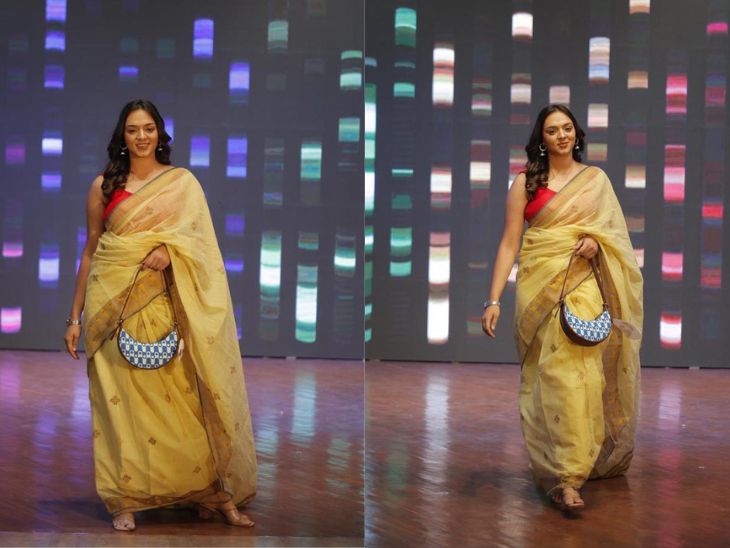 Bulaki Das Kalla Jawahar Kala Kendra | BD Kalla's Wife Ramp Walk In ...