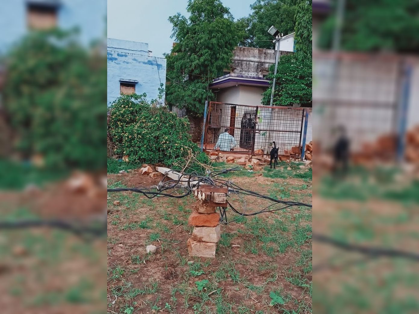 19 days ago, after the storm, the pillar fell for the second time, the ...
