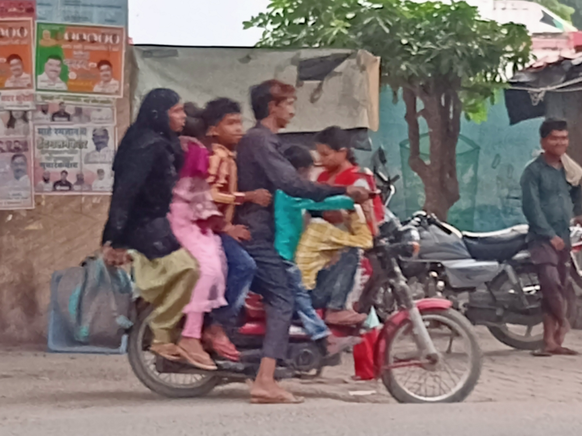 Duggar vehicles do not follow traffic rules in Hasanpur Offering a ...