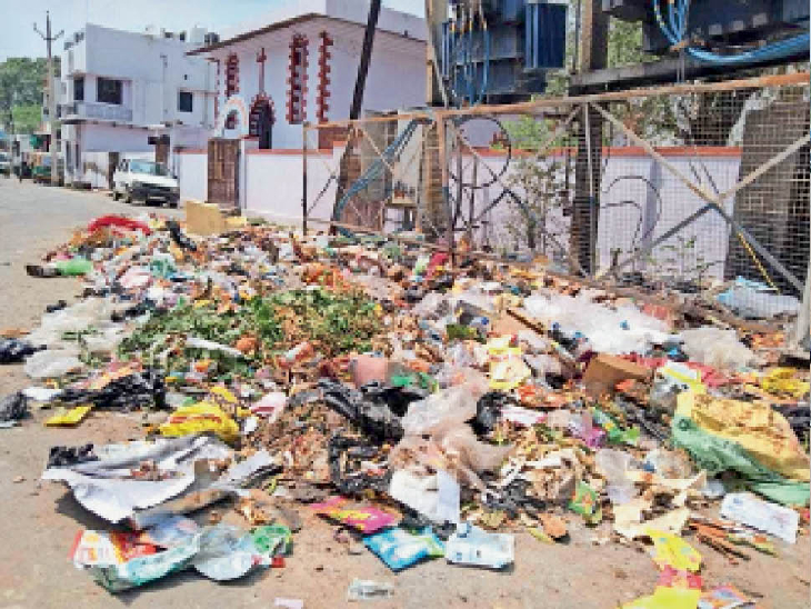 The garbage being removed from the main roads in the city is being ...