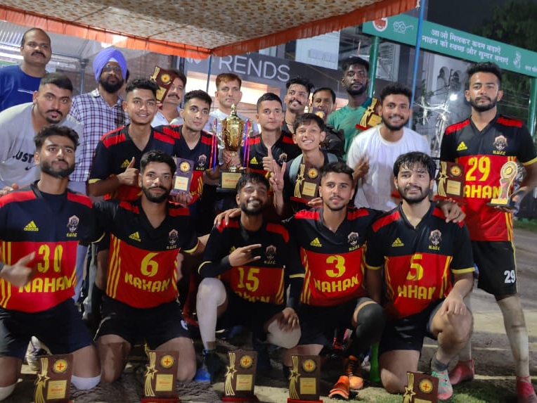 Nahan Club won the football tournament, defeating Royal Army Club in a ...