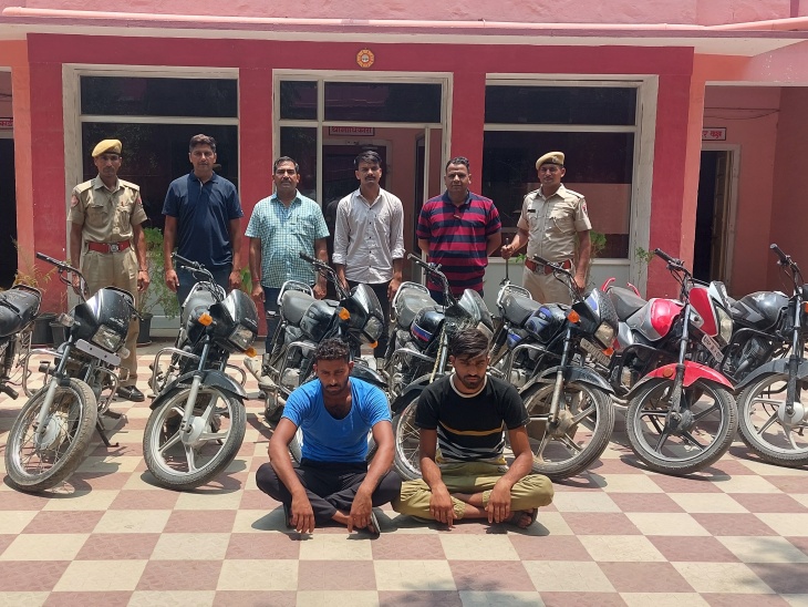 2 vicious thieves of vehicle thief gang arrested in Chomu | आरोपियों से ...