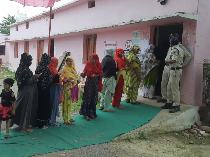 नव गठित निकाय गुनौर में सबसे ज्यादा 82.58%, पवई में 79.53% और अमानगंज ...