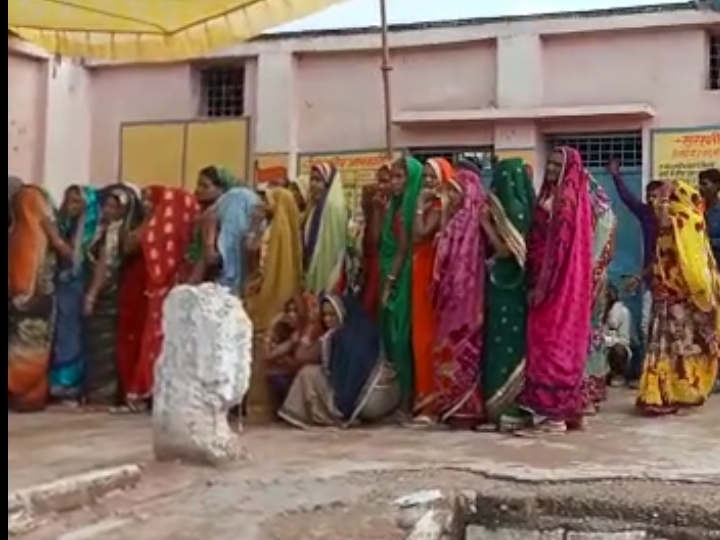 Voting started in Hata, Patera and Tendukheda, long queues started from ...