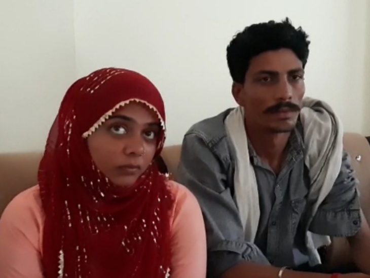 Lover couple ran away from home and got married in Churu | चूरू में ...