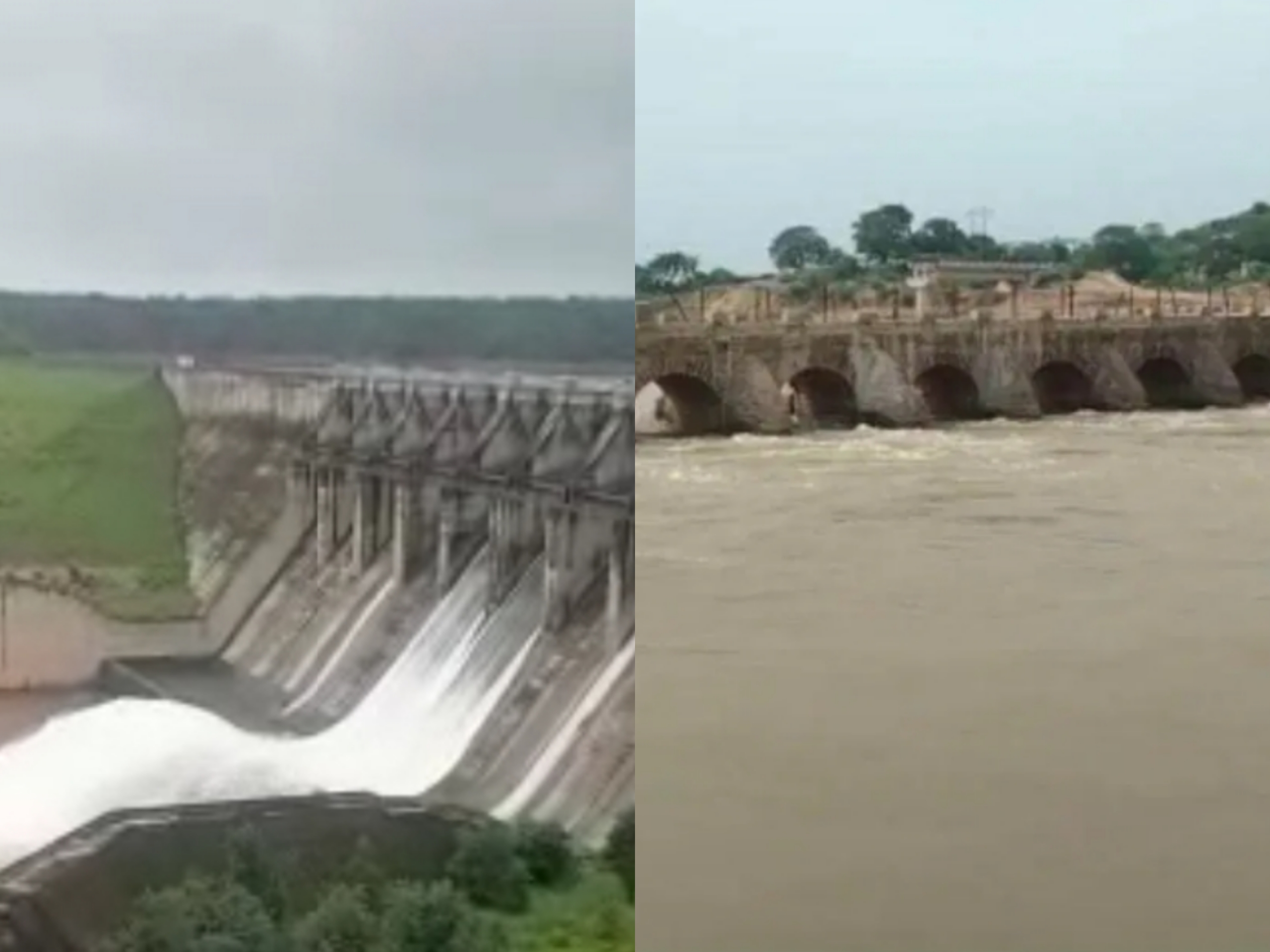 600 cumecs of water being released into Sindh river from Madikheda and ...