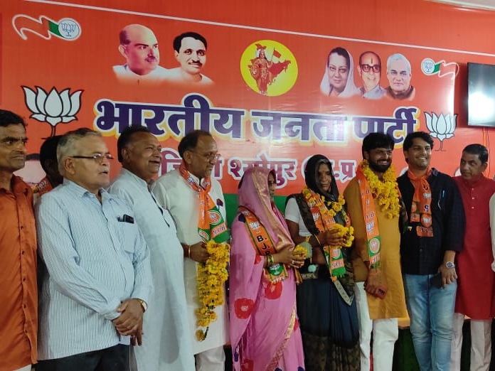 BJP got the crown of Sheopur-Karahal district president, Batto Bai ...