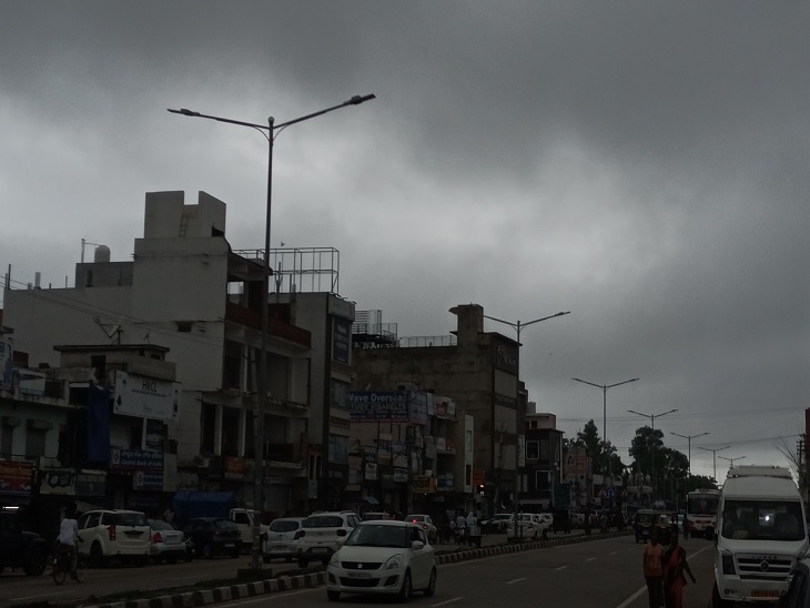 Weather took a turn in Ambala A black sheet covered the sky in the ...