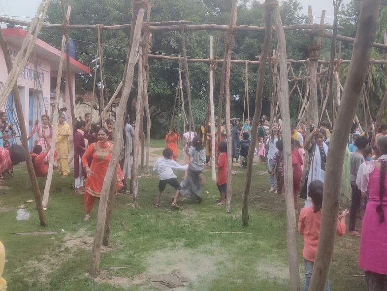 Hariyali Teej festival being celebrated in Deoband Shivali Garg got ...