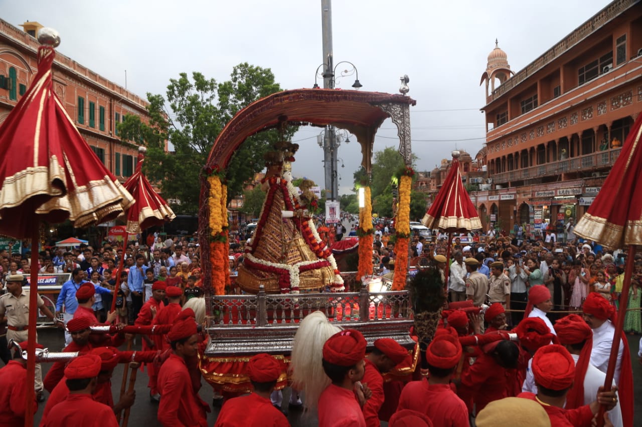 After 2 years, the old Teej ride came out on the next day of Teej being ...