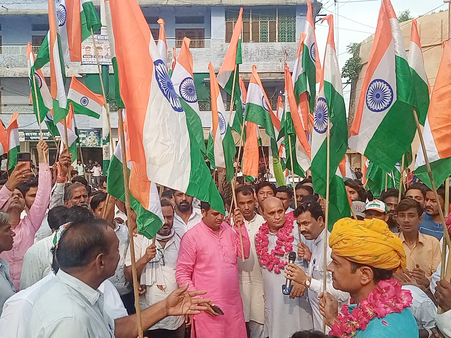 Historic journey out in Bijolia, youth showed enthusiasm with Bharat ...