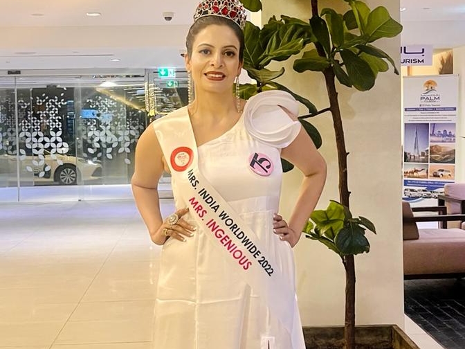 Rupali Mishra became Mrs India World Wide Mrs Engineer, won the title ...