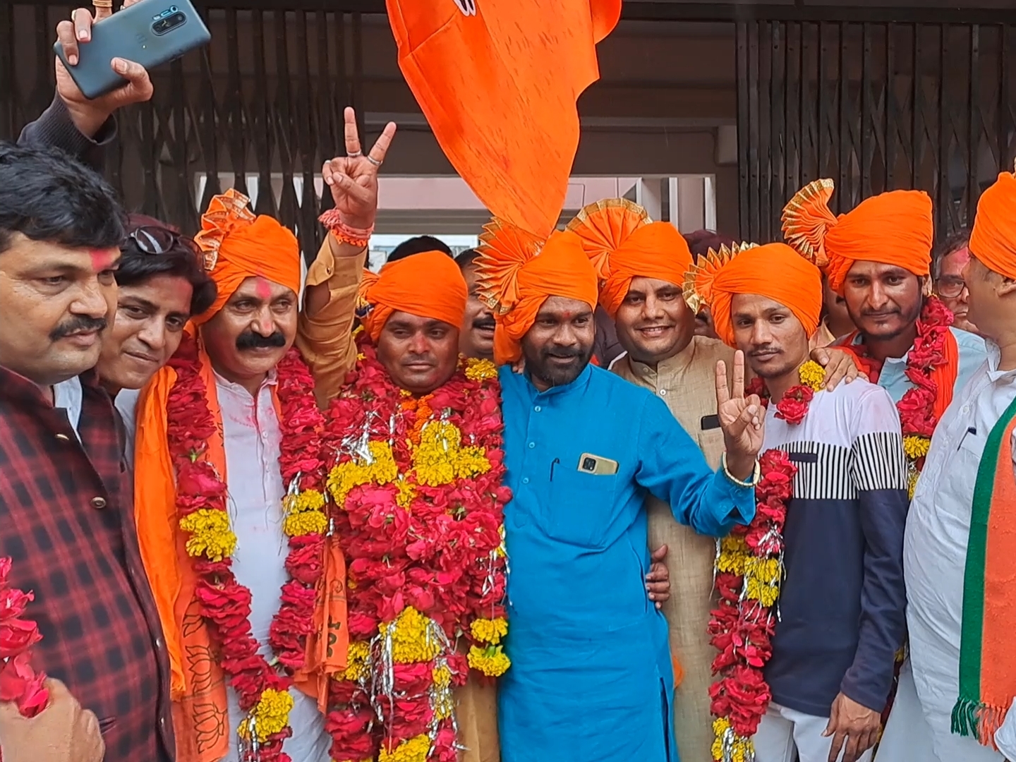 Kamlesh Machar became the President of Meghnagar Municipal Council ...