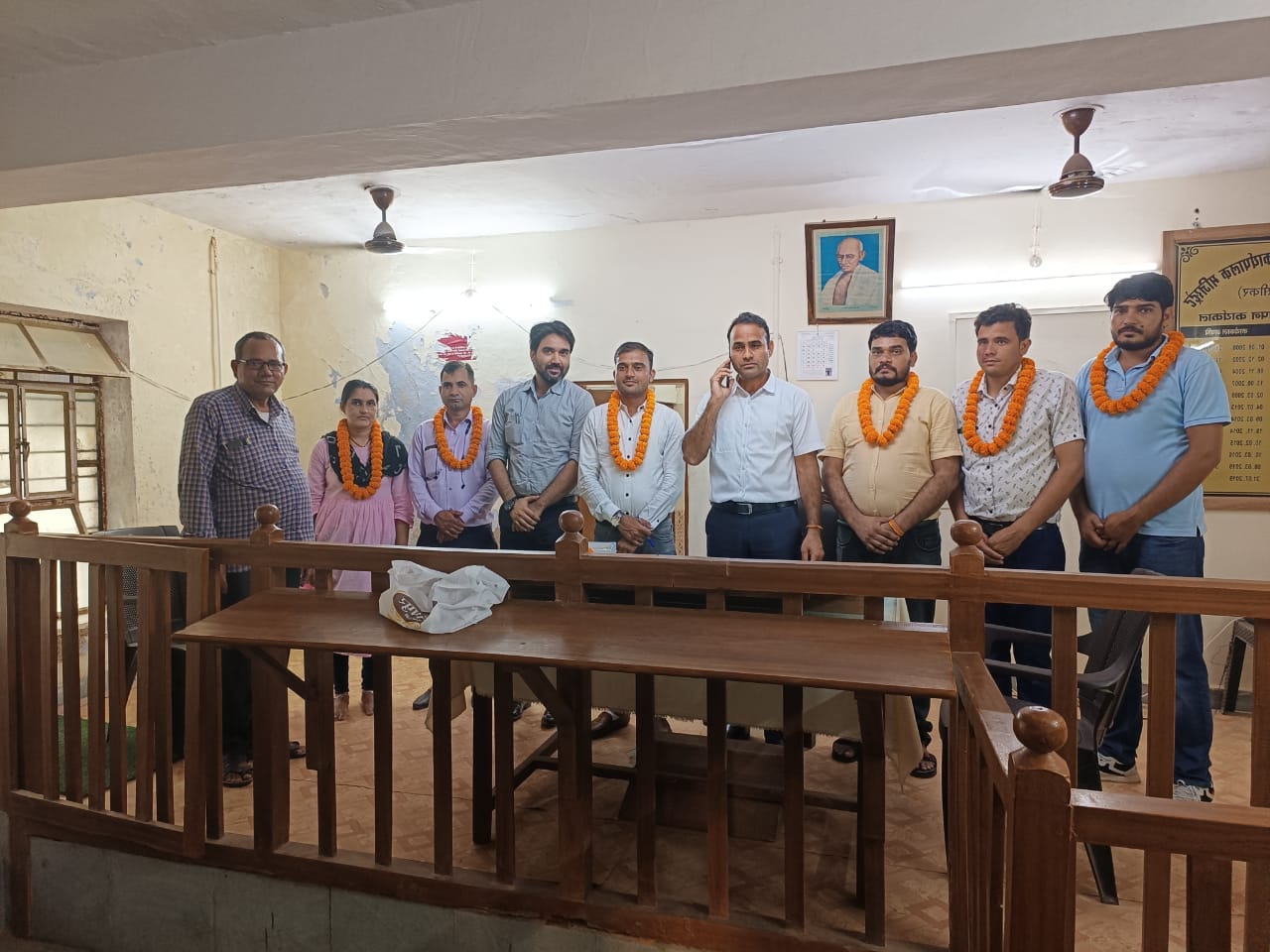 Mahesh Kumar Sharma became president and Matadin Yadav became minister ...