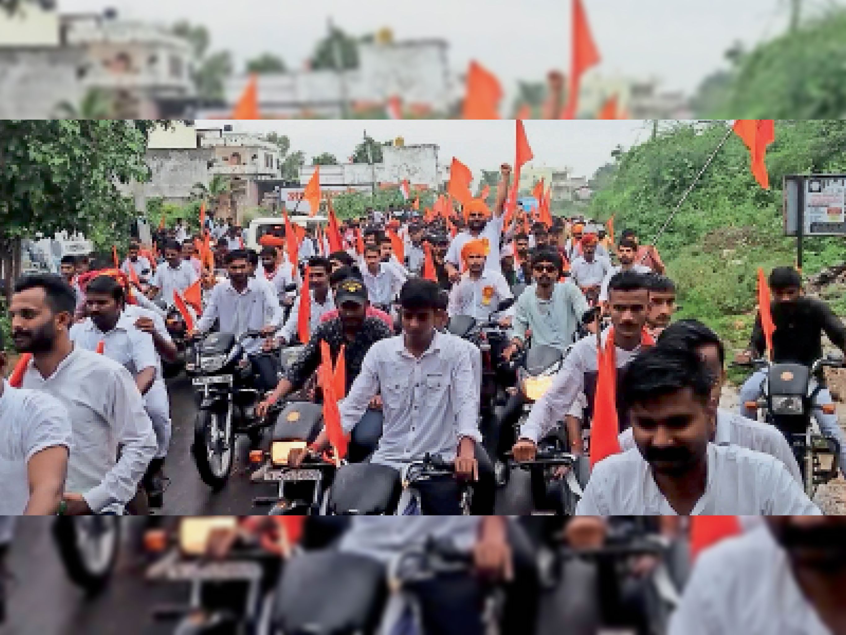 Celebrated the birth anniversary of Durgadas Rathod, took out a rally ...