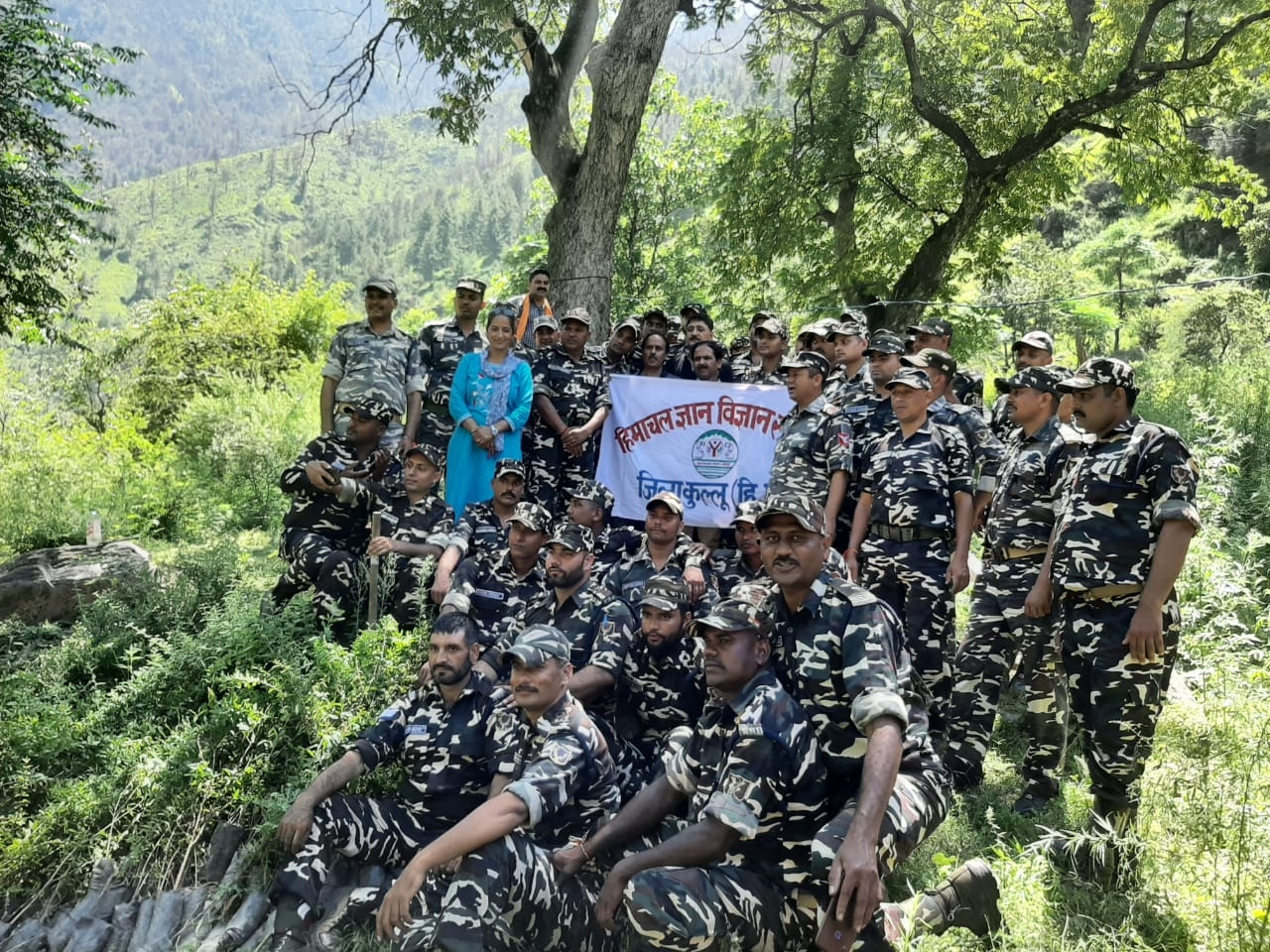 SSB unit planted saplings in Kullu | कुल्लू में SSB यूनिट ने किया ...