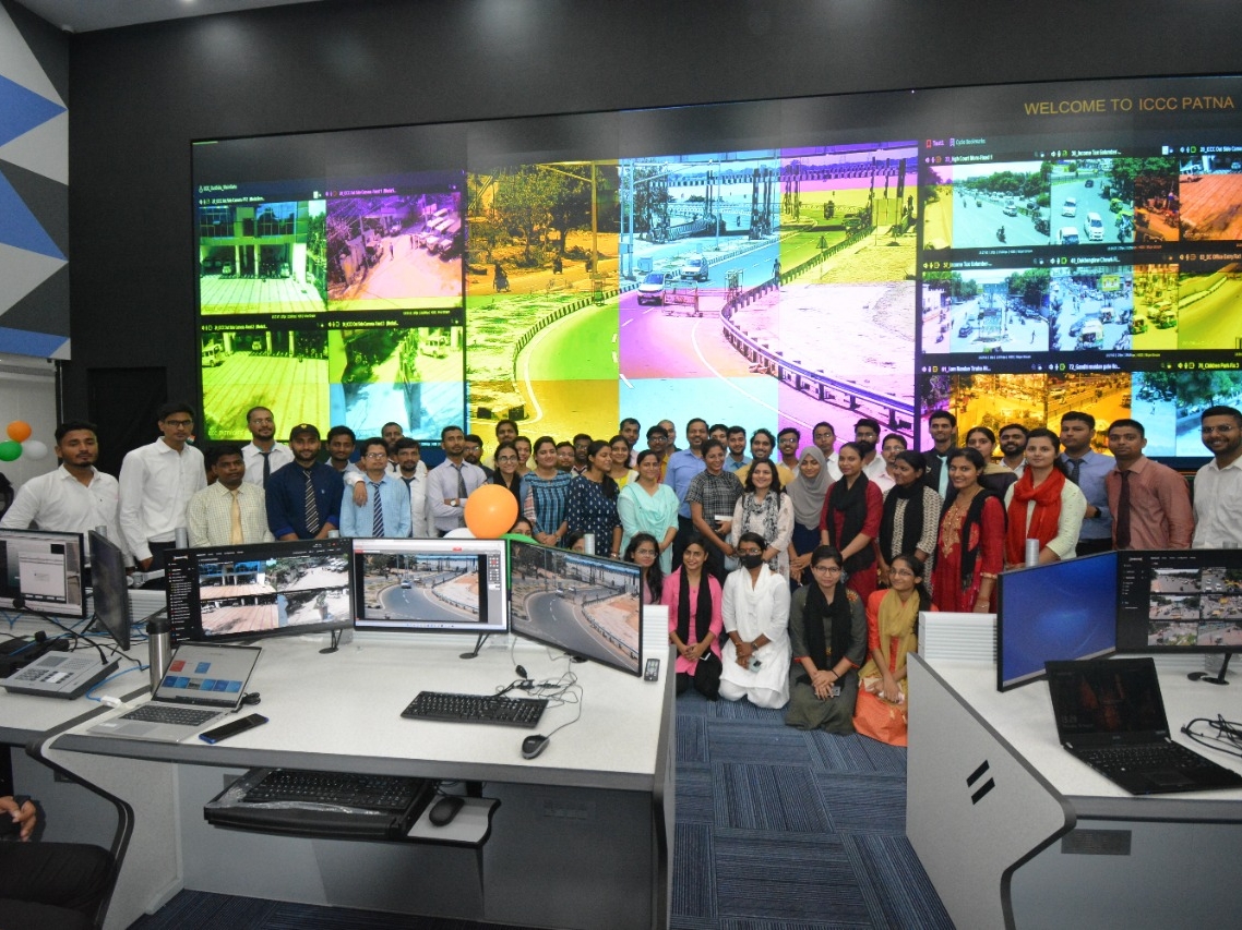 Integrated command and control center started in Patna, Entire Patna ...