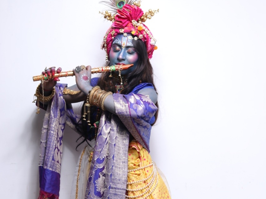 Participants in Women's World Beauty Access, organize Shree Krishna ...