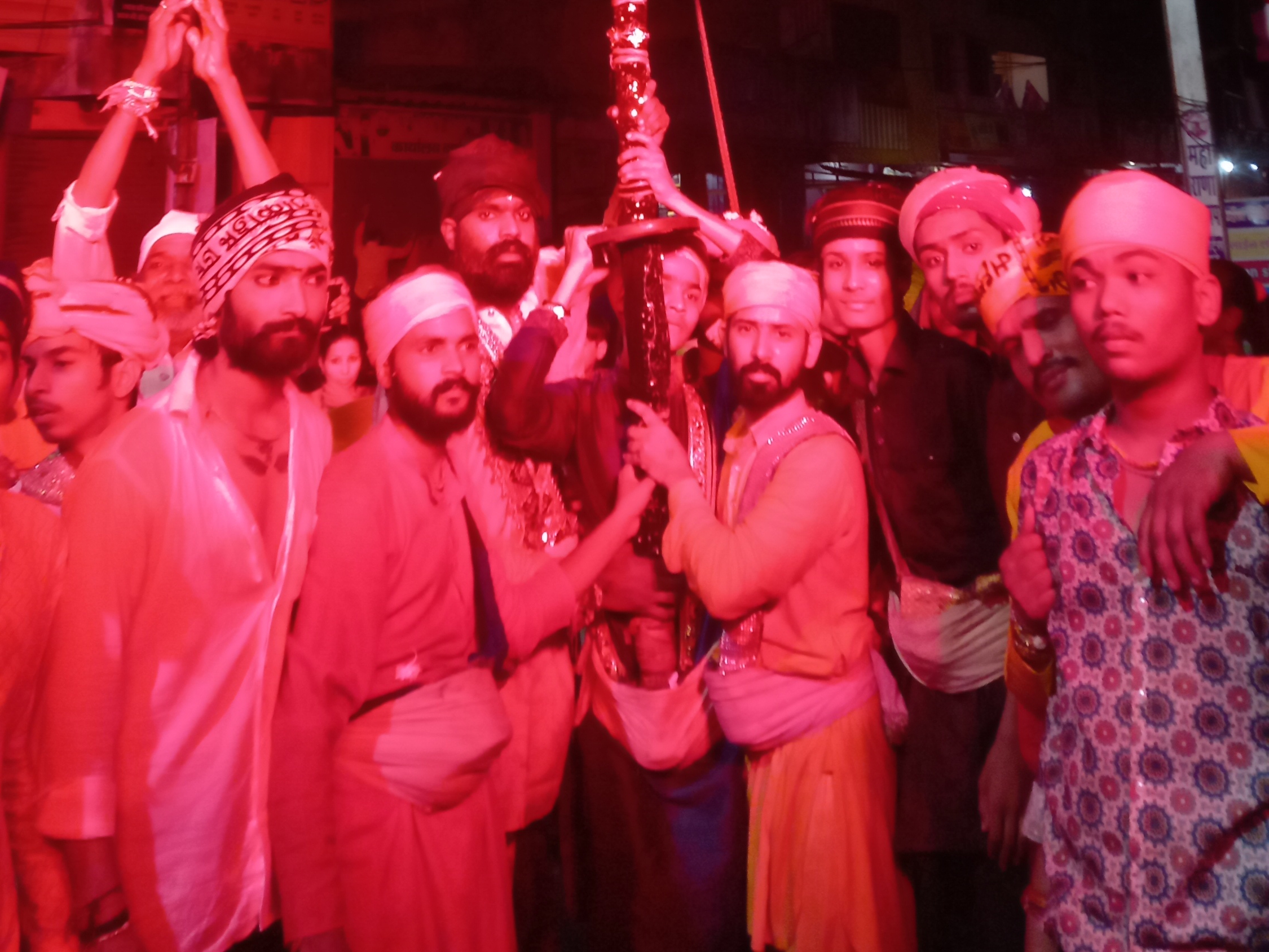 Valmiki Samaj took out a moving ceremony with a stick, welcomed ...