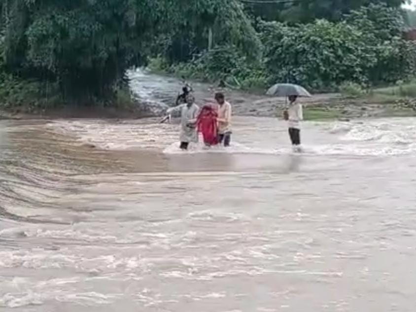 In Sonkach, rain crossed the 50-inch mark, water on the surface of ...
