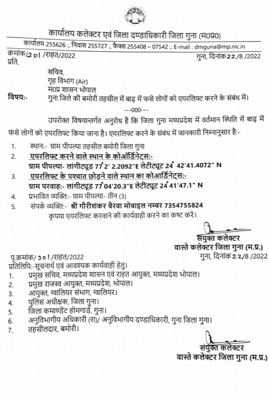 MP Guna Tapu Rescue Operation; SDERF Saved Three Villagers In Guna ...