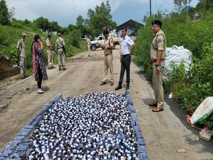 Seized narcotics in the districts of Bilaspur range were destroyed in ...