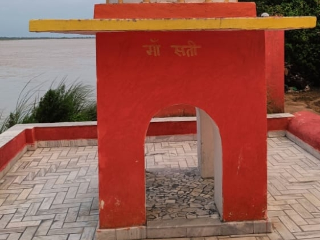 Temple is established at Najafgarh Ghat of Narwal, there is no idol