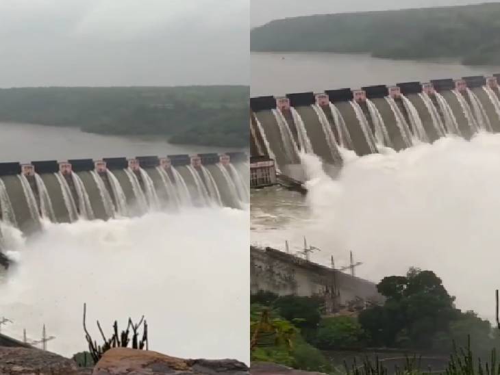 Mandsaur (MP) Rainfall Photos; Chambal River Water Level increased ...