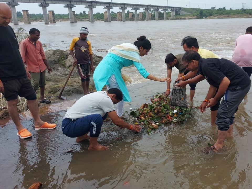 To save the river from pollution, the municipality started the ...
