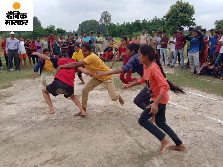 ambedkarnagar Village level sports competition organized in Ambedkar ...