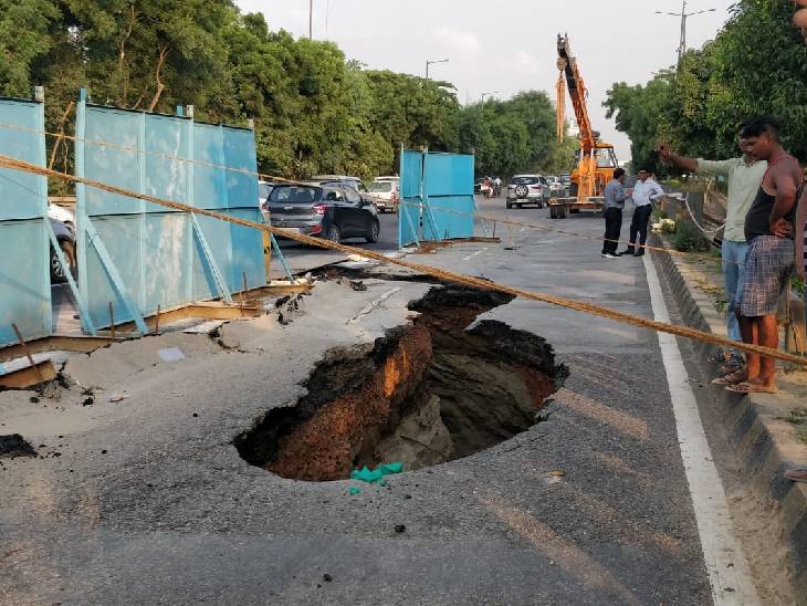 People stuck in 5 km long jam for two hours, vehicles were taken out by ...