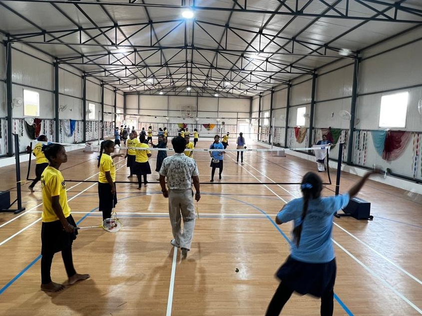 Students will be able to play volleyball, basketball, badminton and ...