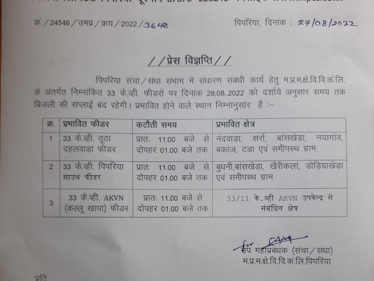 Electricity will remain closed for 2 hours in a dozen villages of ...