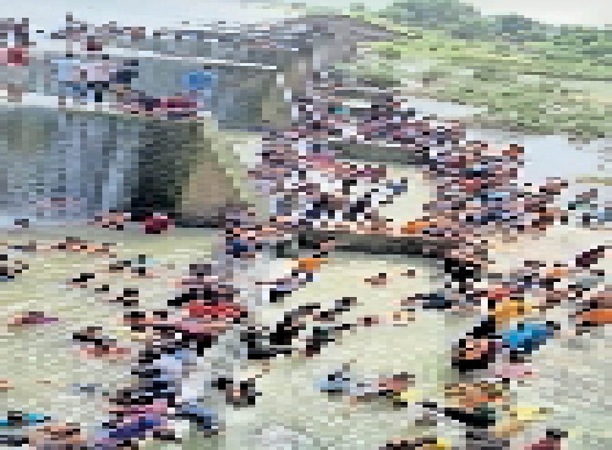 Moti Sagar Dam became a Sunday picnic spot, water is falling from 10 ...