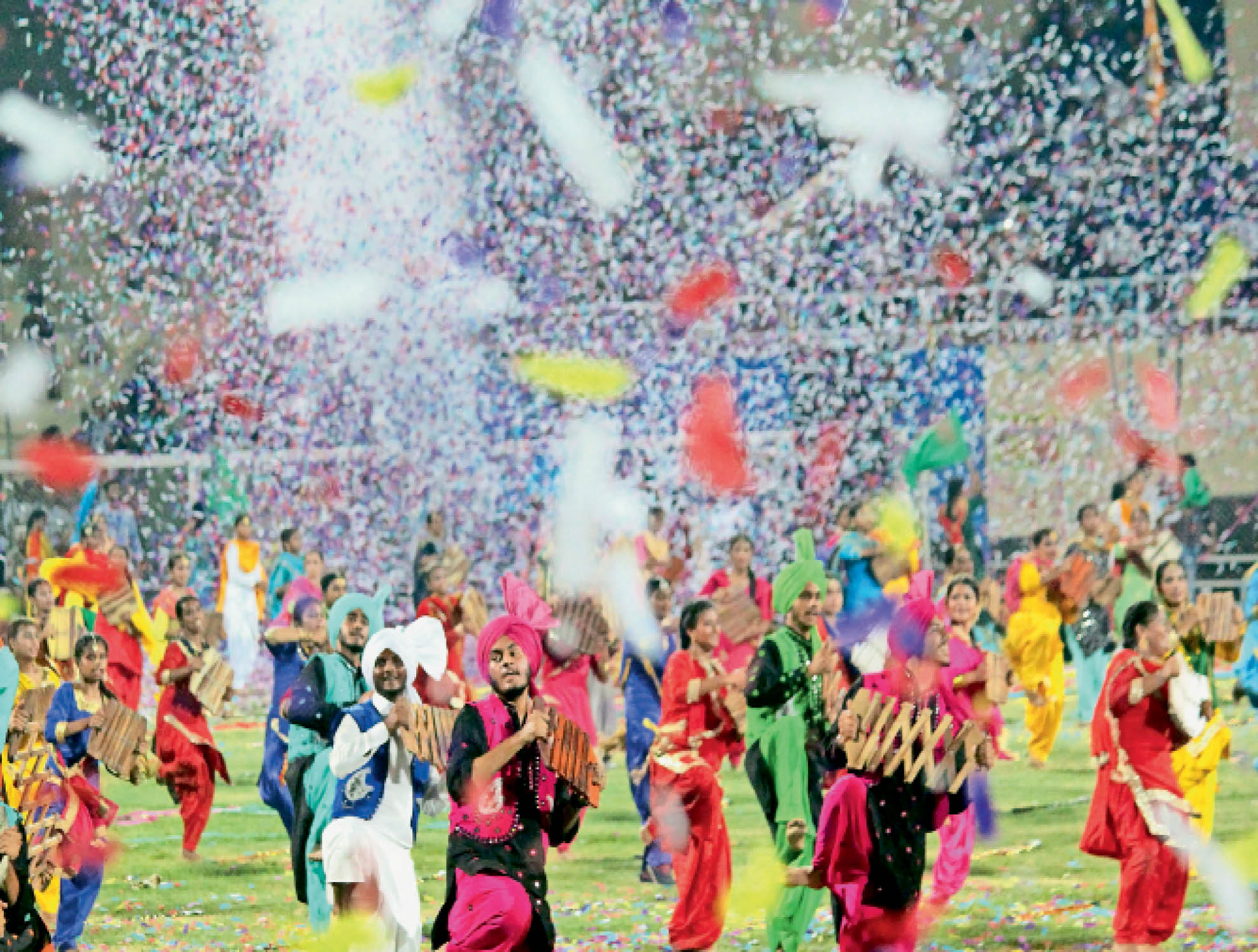 15 thousand people in the stadium, great entertainment, amazing ...