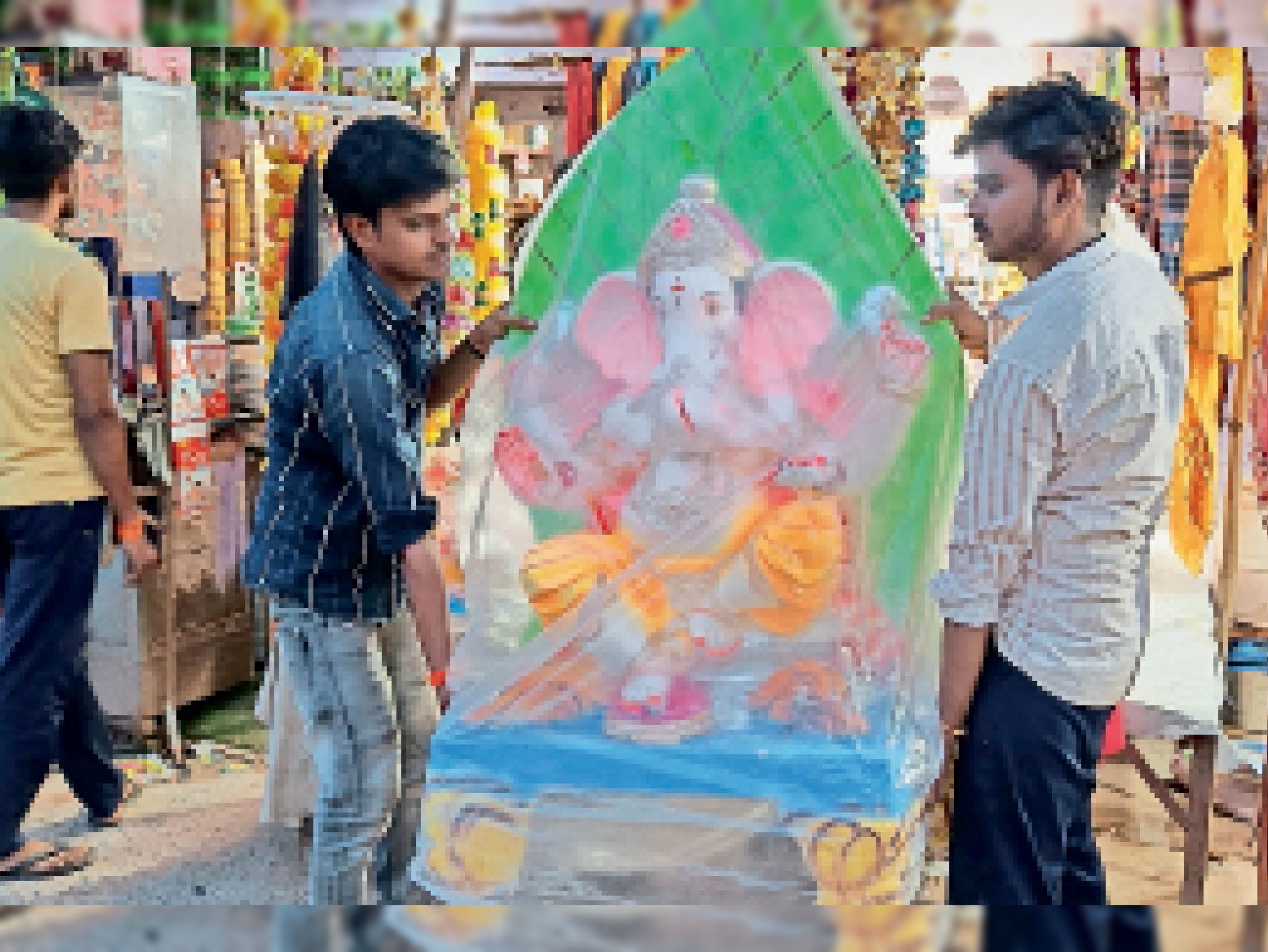 Preparations for Ganesh festival after two years, pandals decorated in ...
