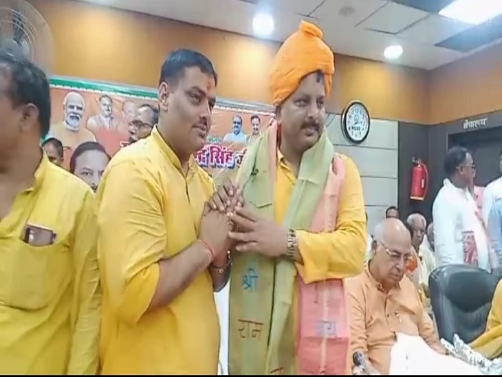 Azamgarh BJP MLC Dharmendra Singh said | आजमगढ़ में बोले भाजपा MLC ...