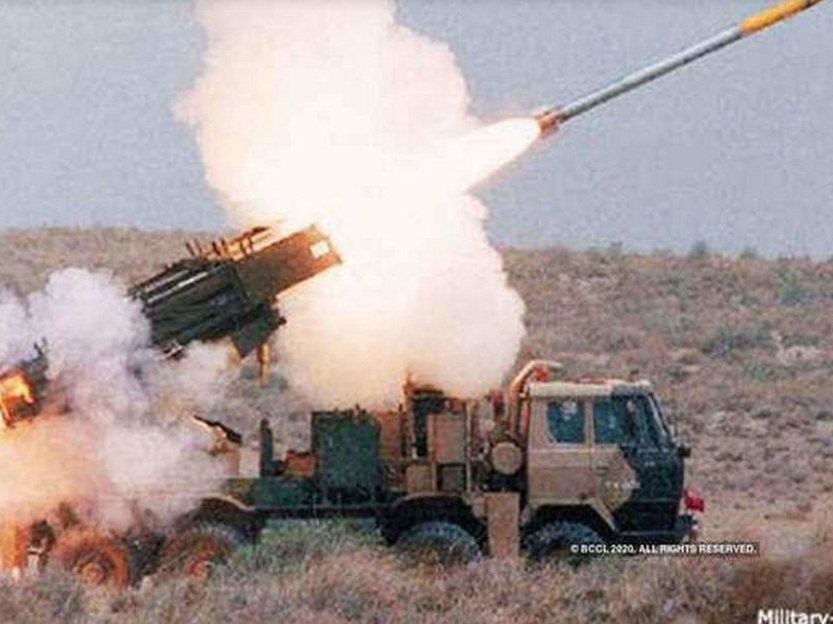 26 Nos. of Pinaka Mark Rocket successfully test fired, cycle time 60 ...