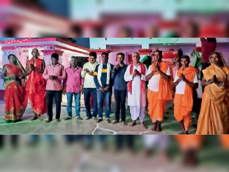 Inauguration of one-day Ashtyam for annual Janar Puja in Bhelwa Dubey ...