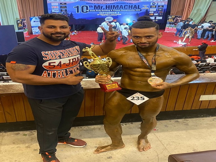 State level body building competition held in Shimla, Kuldeep Thakur of ...