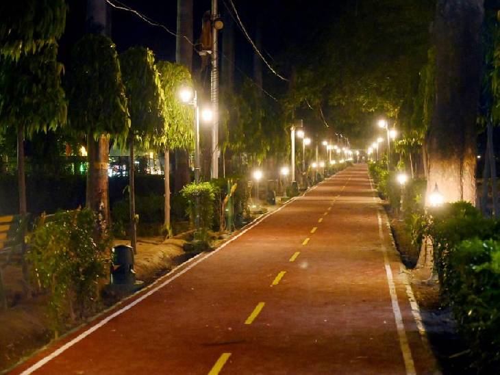 Special jogging track made for children, old people and youth, will ...