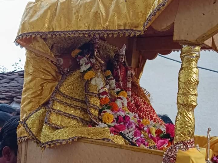 Devotees thronged to see the sight of the historic festival in ...