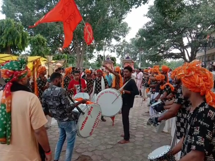 The procession took out from the temple with majestic grandeur, God ...