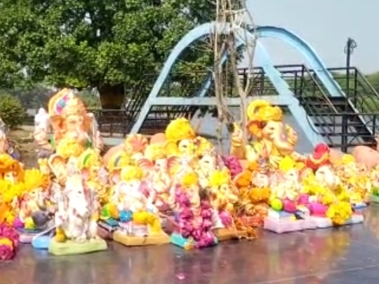 ganpati baba morya next year you come early, shimmering tableaux will ...