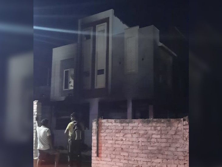 Rajasthan kota Fire in electronic workshop built in two-storey house ...