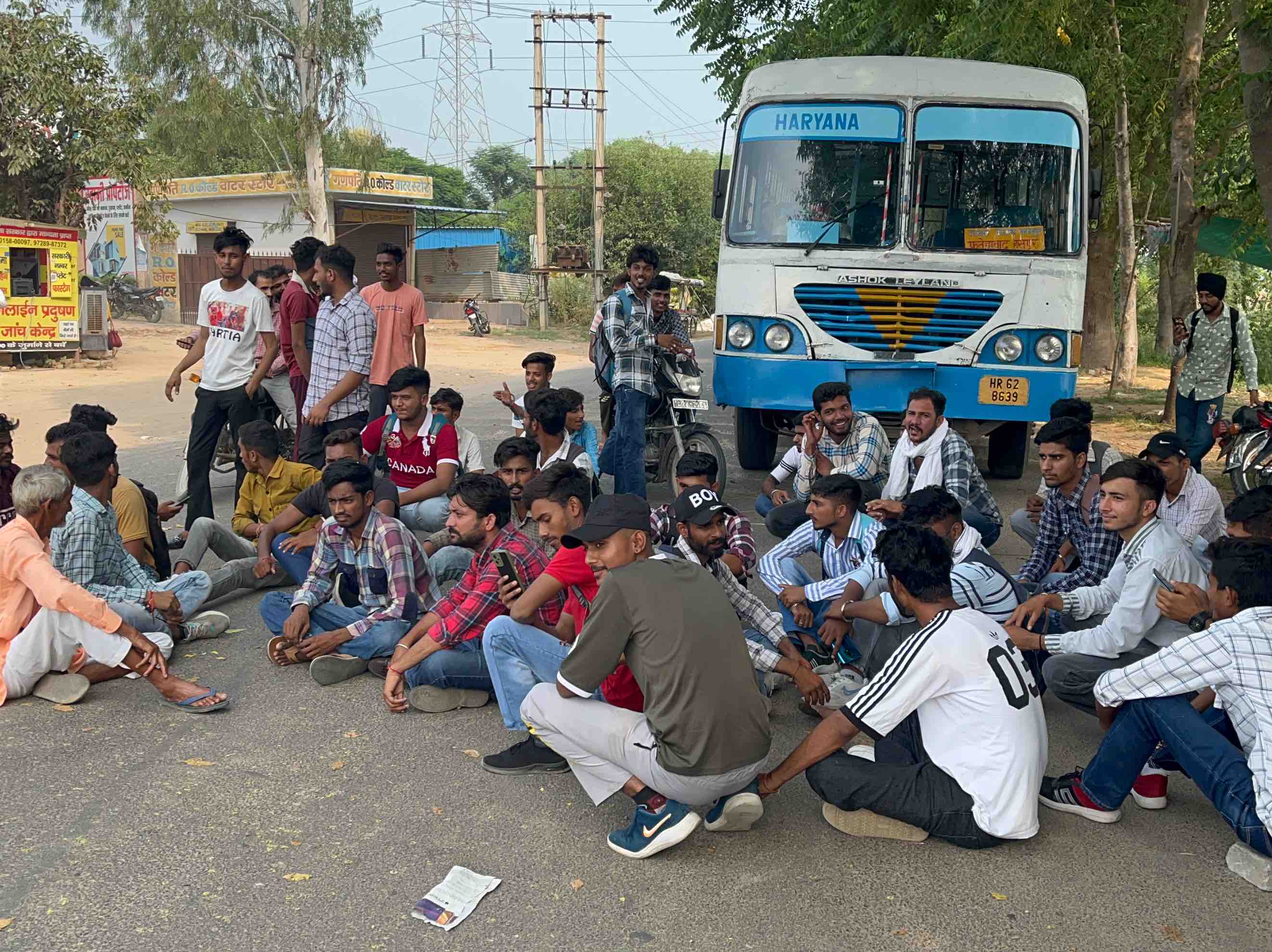 Students jammed in Fatehabad, trouble in reaching school-college from ...