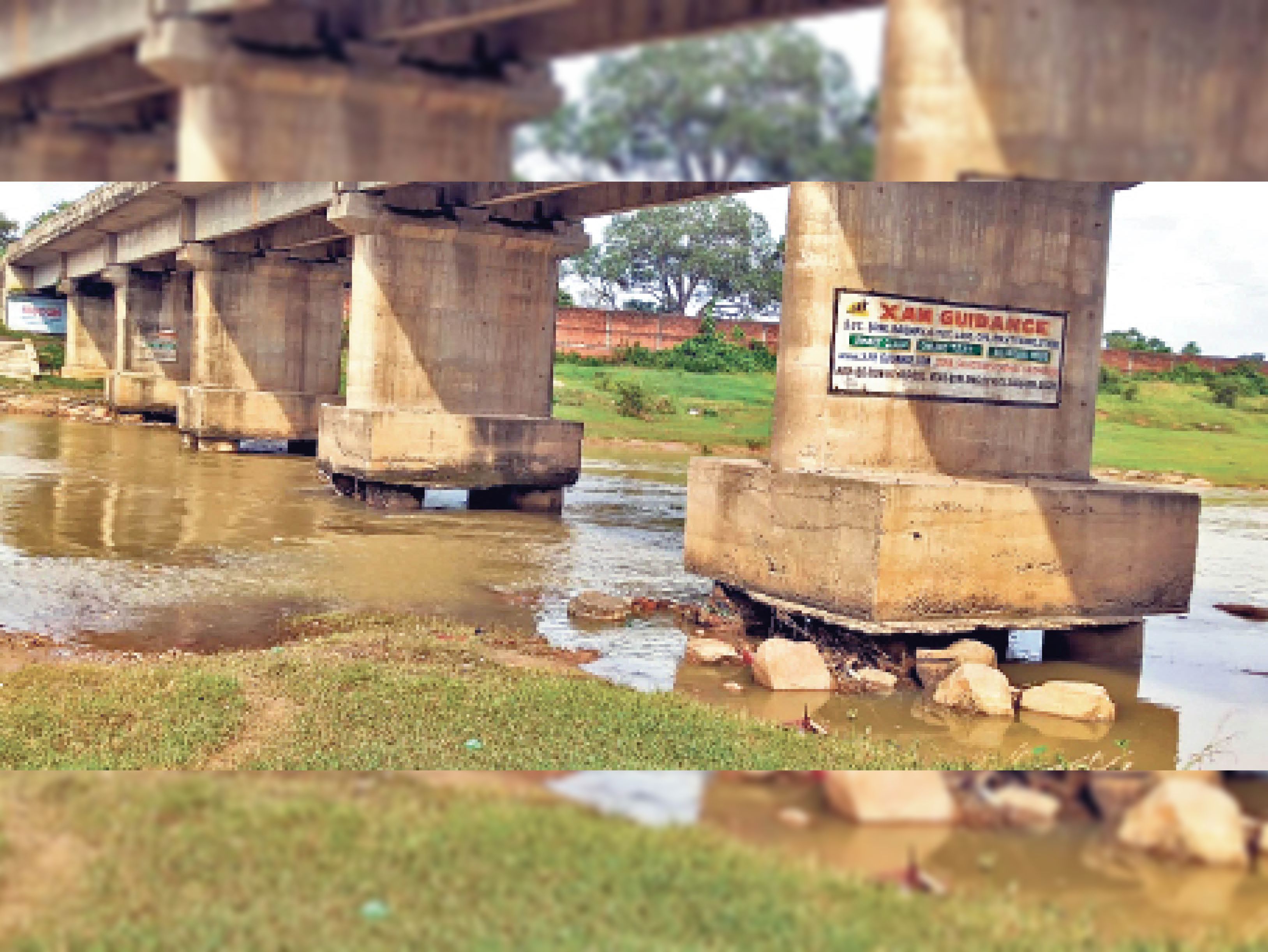 The foundation of the Argaghat bridge has become hollow Praveen Rai ...
